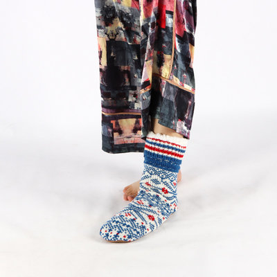 Women Non-slip Socks Warm Adult Thickened Bed Fluffy Cozy Home Soft free Size slipper socks Winter printed Floor Socks