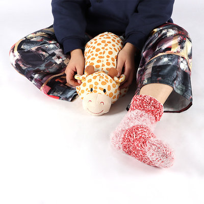 Wholesale new fashion trend women winter socks patchwork color warm soft skin-friendly non-slip Casual designer socks