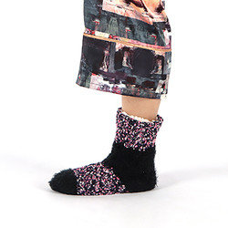 Wholesale new fashion trend women winter socks patchwork color warm soft skin-friendly non-slip Casual designer socks