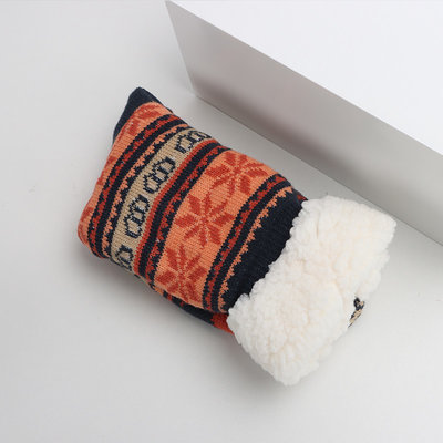 hot sale custom women new winter popular thick warm thermal socks anti slip home slippers floor socks