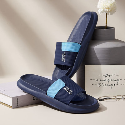 Simple style letter upper Men home soft EVA sole indoor shoes Big Children lightweight non-slip Comfortable flat Sandals