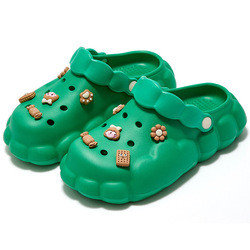 Cute cartoon home shoes new design summer new thick sole EVA slippers indoor non-slip flat sandals for women and ladies