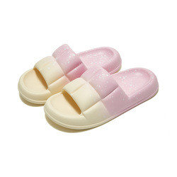 Wholesale EVA sandals summer new product men home couple indoor color matching women slippers slides 2022 ladies shoes