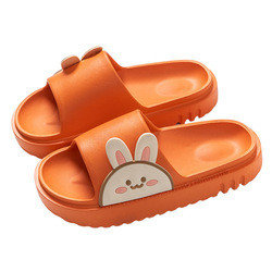 Cartoon female cute rabbit summer sandals thick bottom home indoor shoes wholesale couple solid color slippers for women