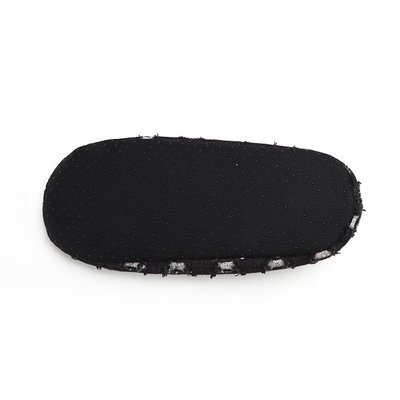 Winter Warm denim Fluffy cotton velvet Cozy Fuzzy Lined Non Slip House indoor Slipper Socks With Grippers For Women
