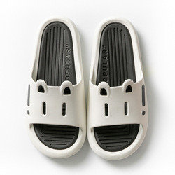 New uppers hollow couple sandals indoor non-slip two-color bottom slippers summer fashion casual slipper dog sandals