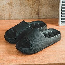 New unisex bathroom slippers summer indoor non-slip thick-soled hollow drainage quick-drying sandals hole shoes