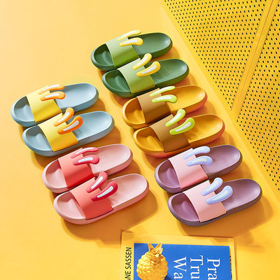 New design fashion trend Sandals cartoon cute rabbit ears ladies soft breathable slippers summer in stock