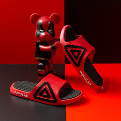 Fashion trend couple slippers for summer wear shock absorption wear-resistant non-slip increased sandals