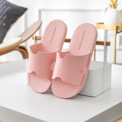 Hot selling new style solid color home bathroom couple sandals and slippers summer non-slip mute home shoes