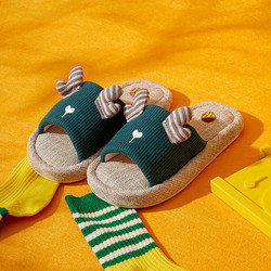 Factory supply summer cute elk antlers cartoon children slippers comfortable home shoes for boys and girls