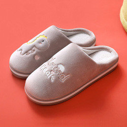 2021 new design children slippers for girls and boys non-slip warm indoor cartoon dinosaur cute home shoes winter
