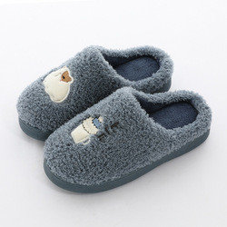 2021 new children cartoon Leisure rabbit slippers baby winter soft plush indoor non-slip home shoes with best price