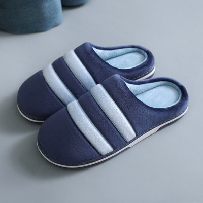 2021 new design non-slip home indoor shoes wholesale warm couple soft plush autumn and winter ladies slippers