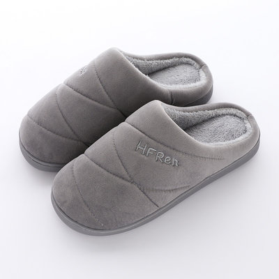 Slippers wholesale custom women winter large size indoor non-slip home 2021 new couple simple bedroom shoes adult