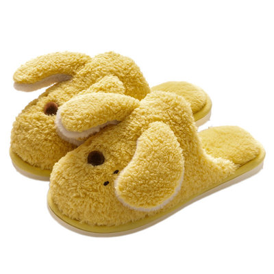 Cheap bedroom slippers 2021 new female cute warm wholesale indoor and outdoor non-slip couple household shoes