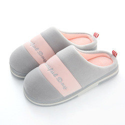 New design 2021 couple slippers winter plus plush warm thick bottom non-slip ladies home indoor shoes