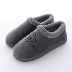 Wholesale ladies All-inclusive heel funky slippers Indoor winter women non-slip plus fluff thick-soled cute shoes