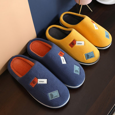 Winter Ladies coral Fleece Tpr Sole Warm Slippers indoor non-slip  thickening home couple plus fluff shoes wholesale