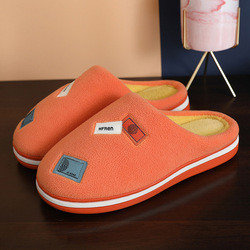 Winter Ladies coral Fleece Tpr Sole Warm Slippers indoor non-slip  thickening home couple plus fluff shoes wholesale