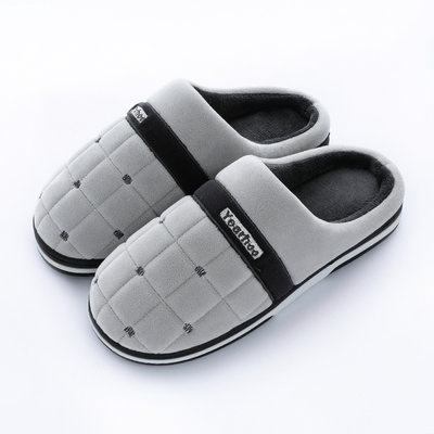 New female wholesale autumn and winter indoor and outdoor couple non-slip shoes soft plush thick-soled warm slippers