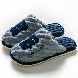 New design cartoon bear slippers factory price hot sale for women and male lightweight household shoes winter