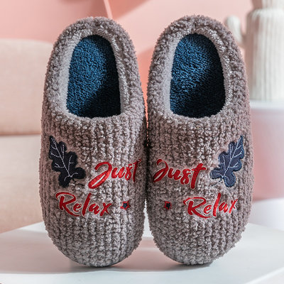 Cheap bowknot and rabbit cartoon shape bedroom closed toe slippers Couple Style non-slip household shoes women