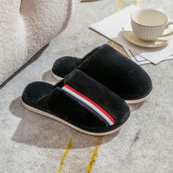 Custom new female winter delicate plush Household shoes hot sale cheap bedroom slippers for women and male