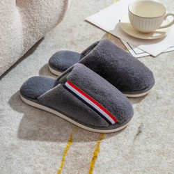 Custom new female winter delicate plush Household shoes hot sale cheap bedroom slippers for women and male