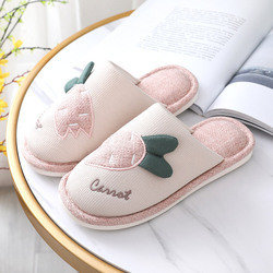 new autumn slippers for men and women keep warm cute cartoon home indoor non-slip new couple slipper in stock