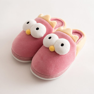 Wholesale children autumn winter warm slippers boys and girls cute cartoon non-slip thick bottom baby home indoor s