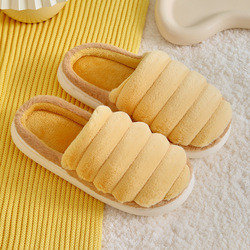new fashion cute Caterpillar design Couple Rabbit Hair Slipper Autumn Winter Men Warm Non-Slip Home Indoor slippers with low MOQ