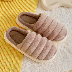 new fashion cute Caterpillar design Couple Rabbit Hair Slipper Autumn Winter Men Warm Non-Slip Home Indoor slippers with low MOQ