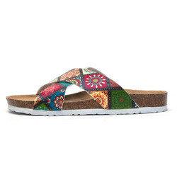 Customized Colors ladies Cross Strap Summer Sandal Slippers for Women Ladies Slip-on house Shoes in stock