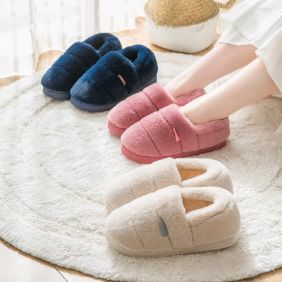 New style wholesale warm winter large size home house slippers shoes with thick non-slip soles for women and men