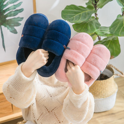 New style wholesale warm winter large size home house slippers shoes with thick non-slip soles for women and men