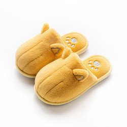 Ladies winter warm home slippers cartoon cat shoes soft sole house indoor slippers bedroom winter fluffy house shoes