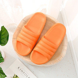 Wholesale summer solid color sandals for lovers indoor home bathing hotel non-slip shock-absorbing slippers