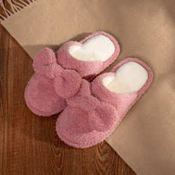 Hot-selling polar fleece slippers home cute Korean thick-soled non-slip slippers winter warm couple indoor shoes