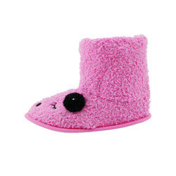 Lovely Soft Plush faux fur  Washable Home boots children house Indoor Slippers