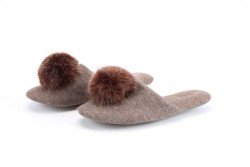 Autumn Winter Warm Ladies House Slipper Knitted Cozy Slip On Memory Foam