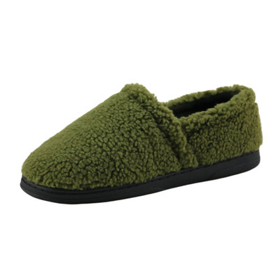 Winter Faux Fur Flat Shoes Sherpa Casual  Memory Foam Slippers