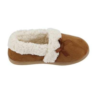 Memory Foam Women Casual Flat Shoes Faux Suede Footwear Slippers Warm