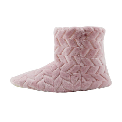 Warm Winter Faux Fur Lined Indoor Slipper Female House Indoor Slipper Boot