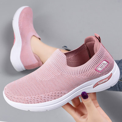 Running sports shoe wholesale lady walking sneakers ladies soft sole comfortable 2022 Women's Casual Shoes