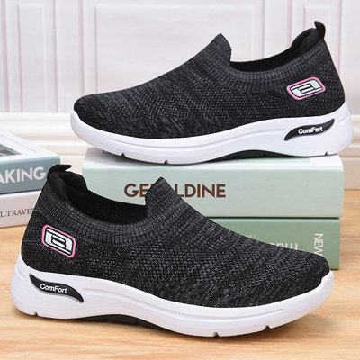 Running sports shoe wholesale lady walking sneakers ladies soft sole comfortable 2022 Women's Casual Shoes