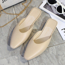 New Fashion Summer slides Women PVC upper soft sole non-slip slippers flat elegant outdoor casual shoes