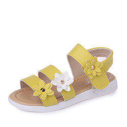 2022 Summer New Arrival Casual Soft lightweight Kids Slippers fashion flower decoration upper children's sandal shoes