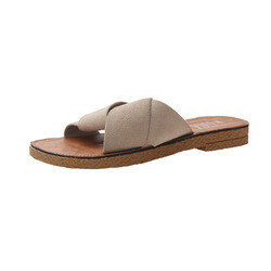 Women Summer Beach Shoes  Casual Flat Bottom Rubber Outsole Material