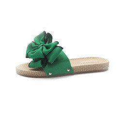 Flat Bottom Women Slippers Comfortable Rubber Slide  Anti Slip Breathable